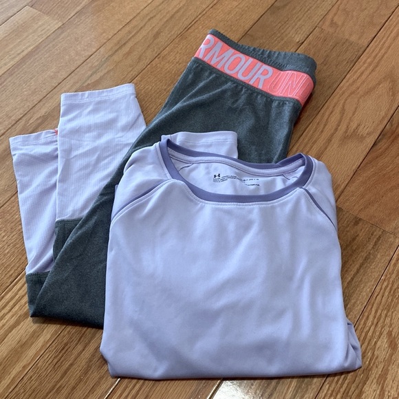 Under Armour | Matching Sets | Girls Workout Set | Poshmark